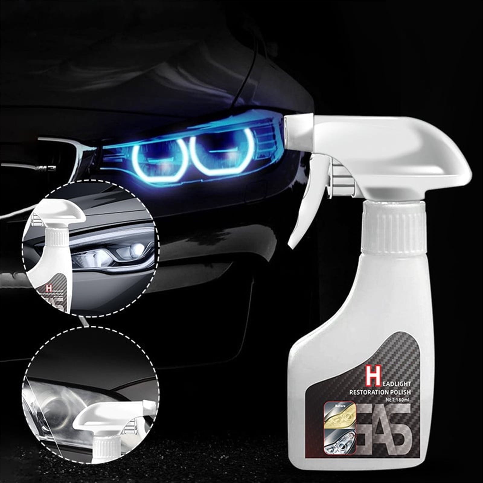 Ogas Headlight Refurbishment Kit For Automotive Vehicles, 180Ml ...