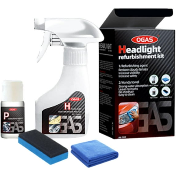 Ogas Headlight Restoration Spray - Automotive Headlamp Restoration ...