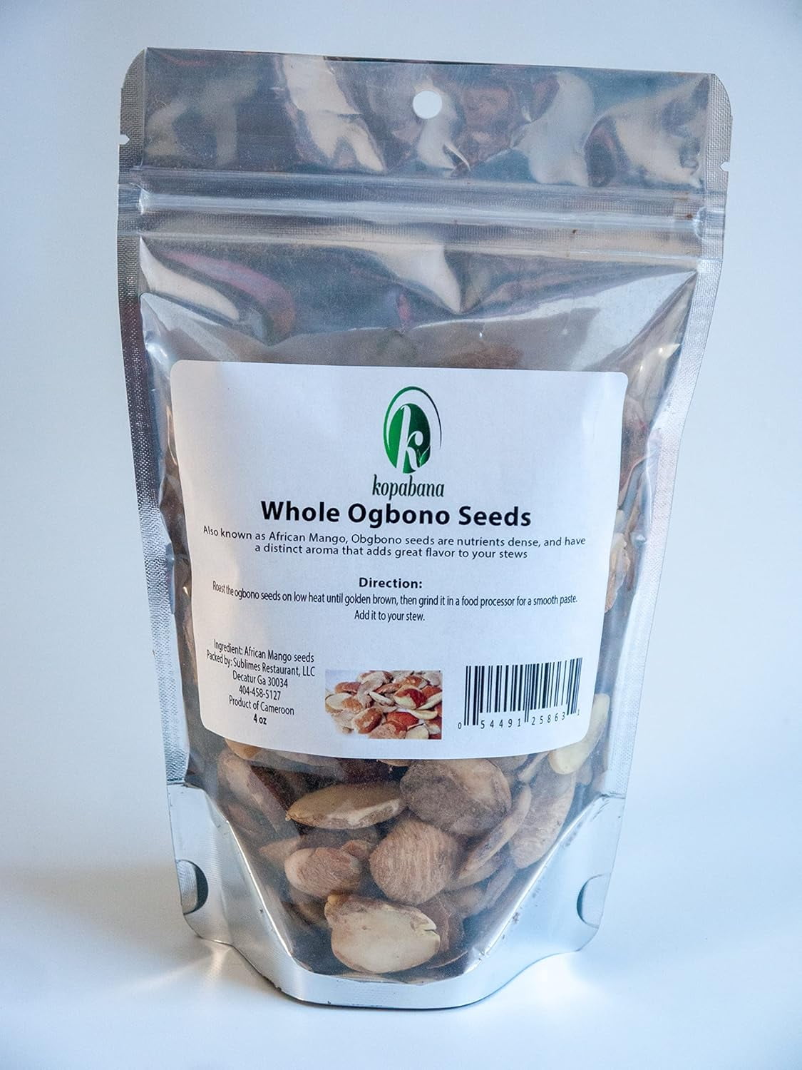 Ogbono seeds | African mango| bush mango| dika | mbukpap uyo 2oz ...