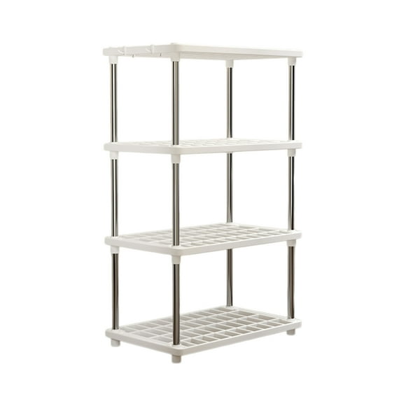 White Plastic Shelves