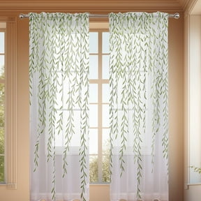 "Mkono Boho Cotton Macrame Bedroom Door and Window Curtain, 70""L x 51 ...