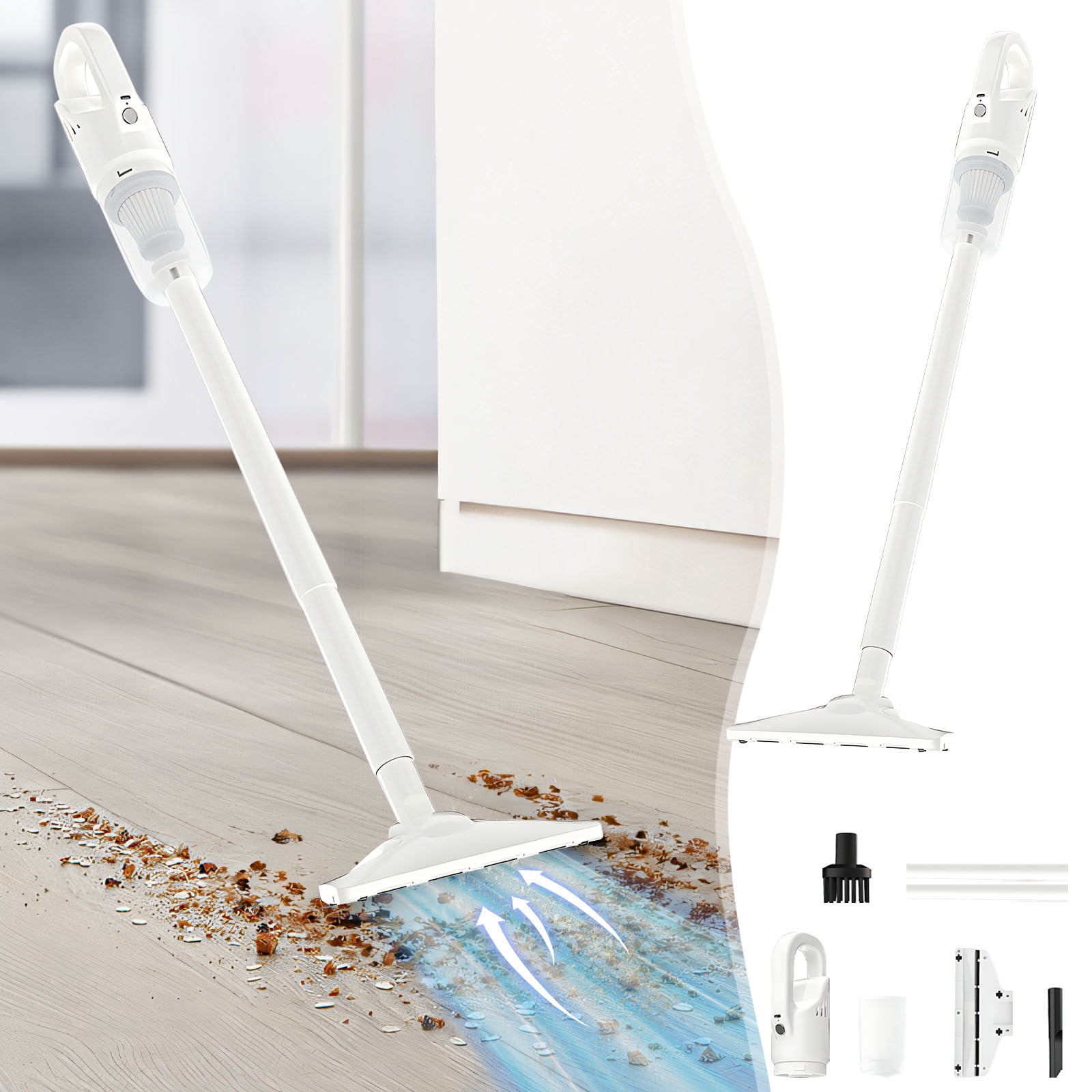 Oggfader Cordless Stick Vacuum Cleaner New Home Wireless Hand High ...