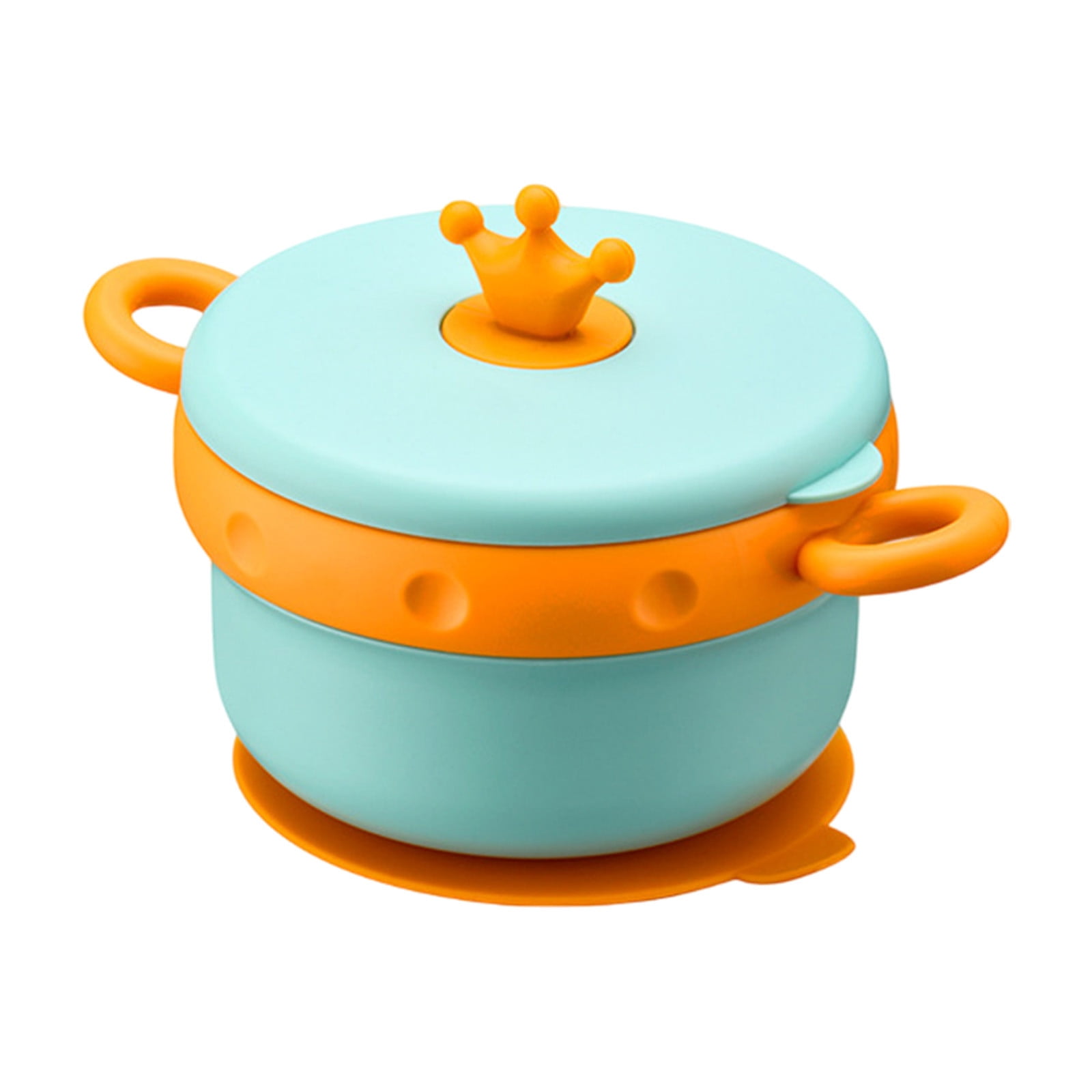 Oggfader Green Suction Cup Ba-by Bowl - Stainless Steel Food Grade ...