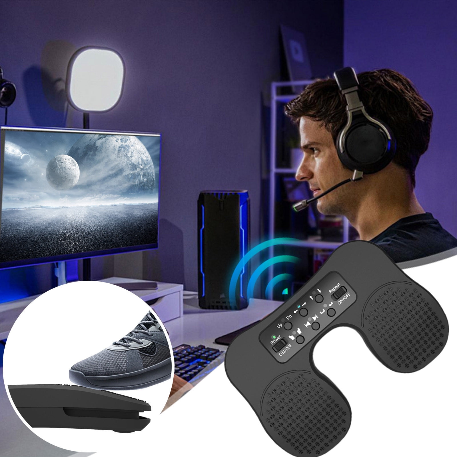 Oggfader Keyboards for Computers Multi Function Foot Pedal Keyboard ...