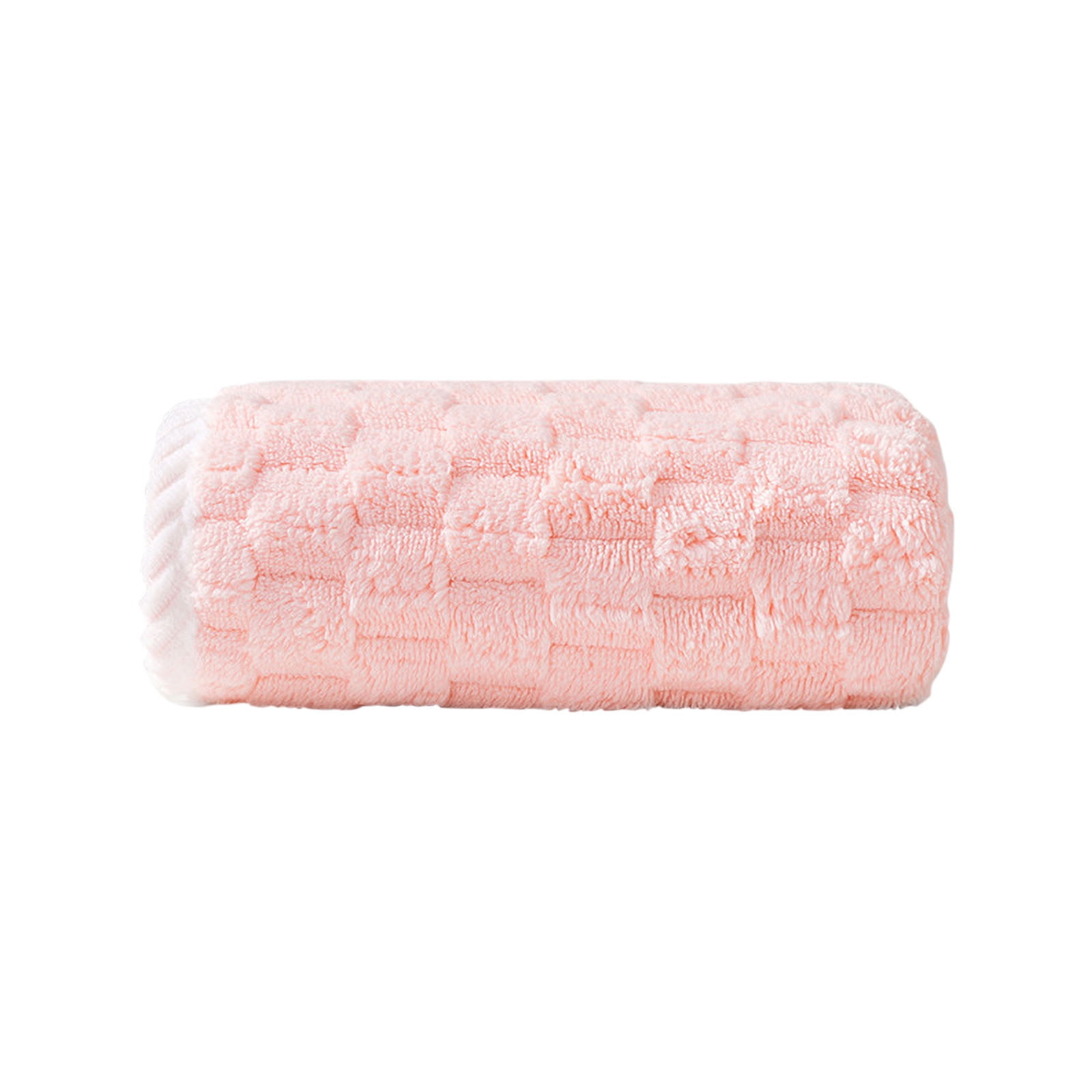 Yarino Novelty Bath Towels 100% Polyester Towels & Washcloths, Pink ...