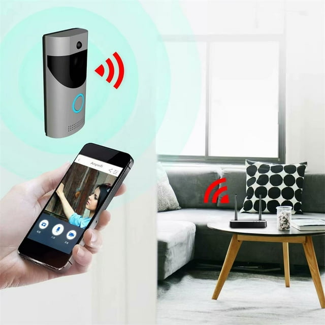 Oggfader Ring Doorbell Camera Wireless Visual Voice Intercom Wifi ...
