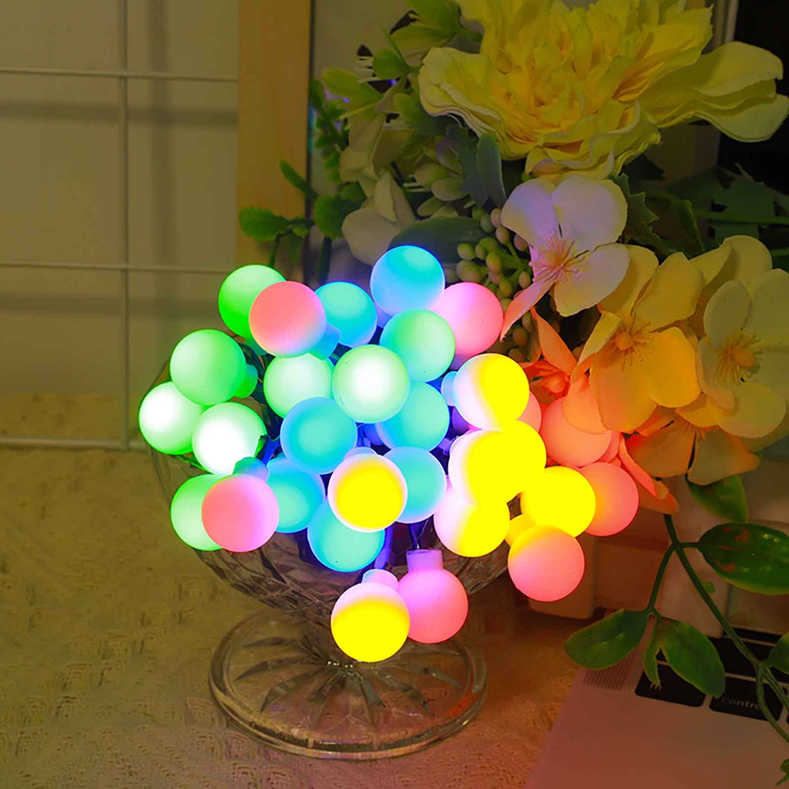 Oggfader Solar Lights Outdoor Pathway Camping Frosted Ball Small Round ...