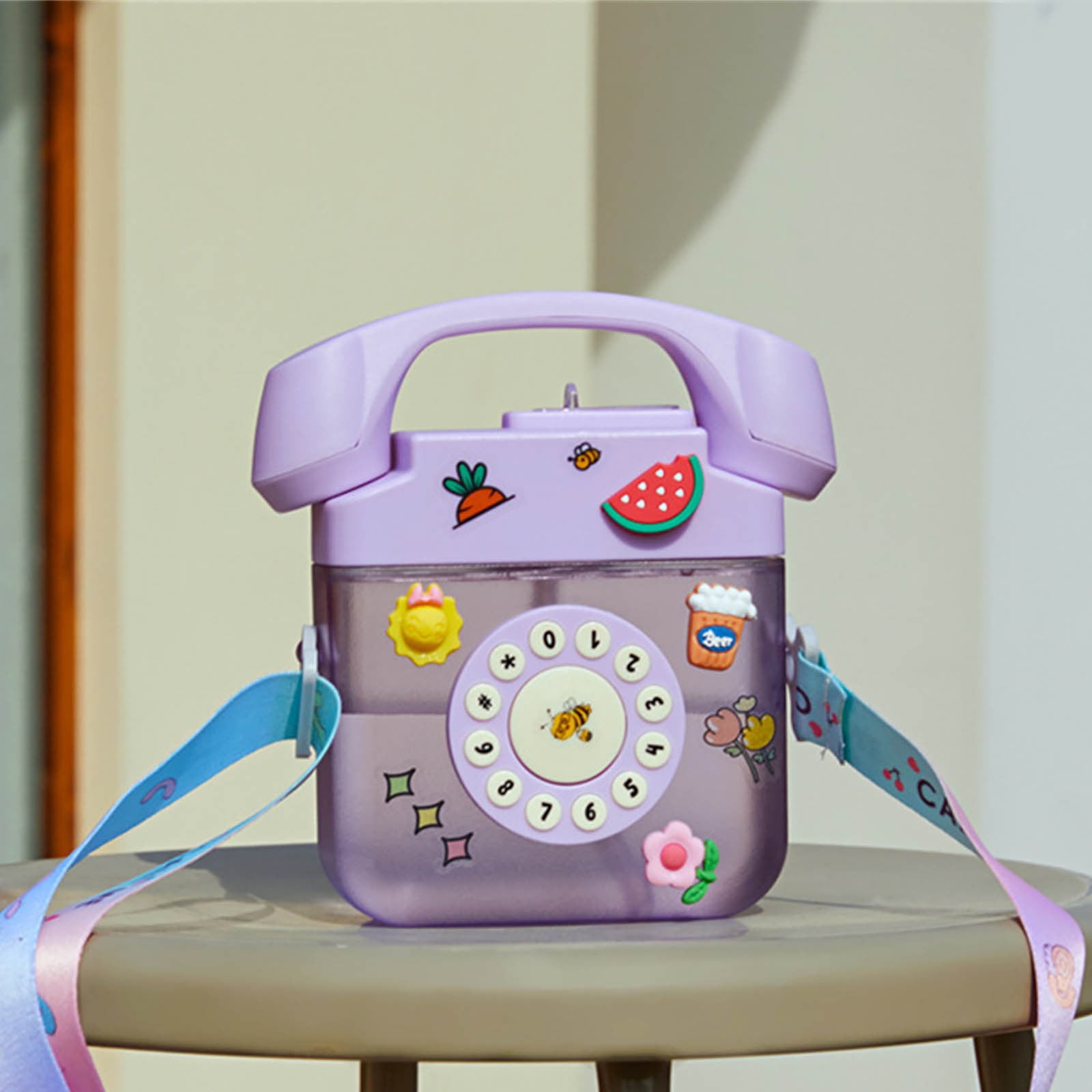 Oggfader Water Bottles Reusable Plastic 400ml Phone Shaped Creatives ...