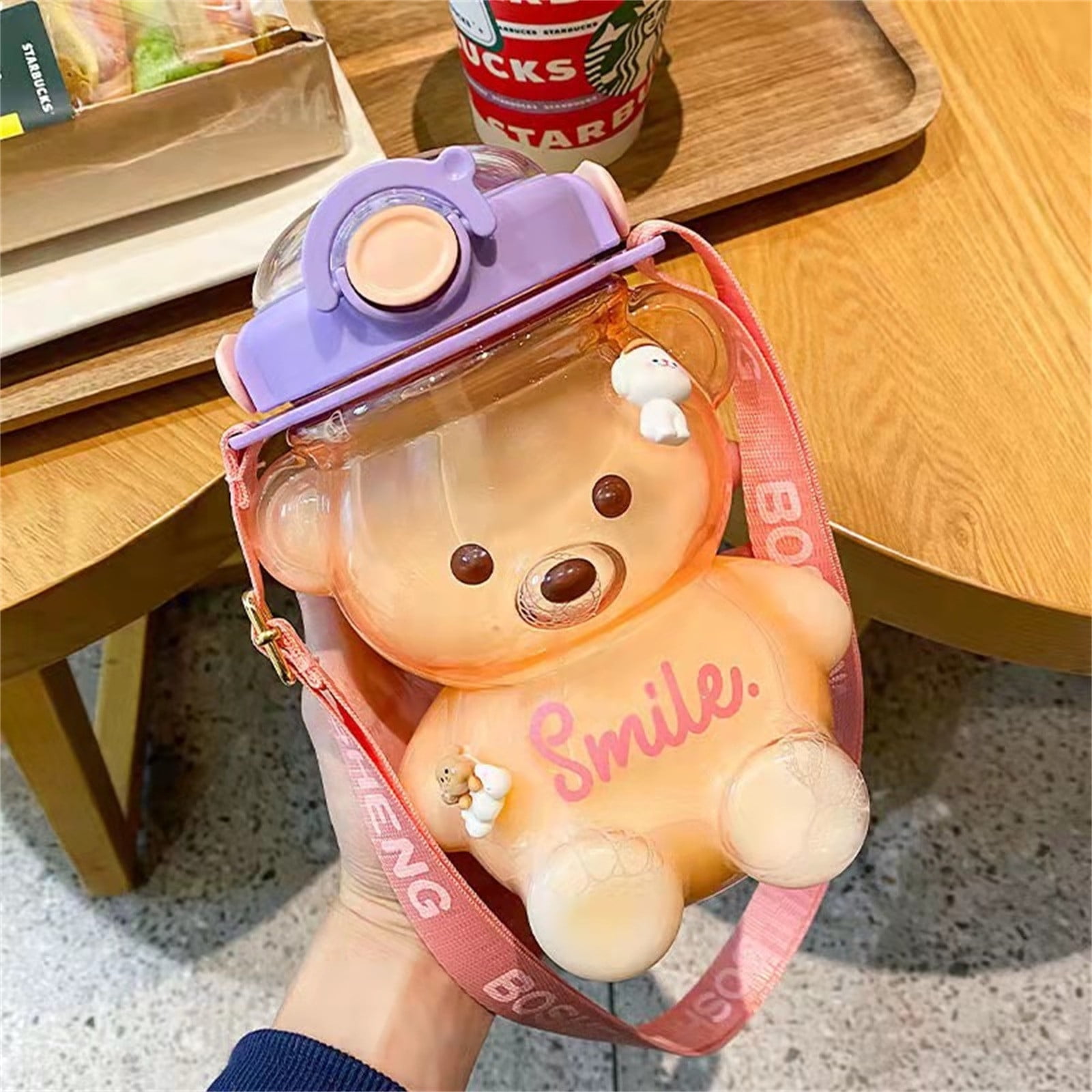 Oggfader Water Bottles Reusable Straw Water Bottle With Integrated ...