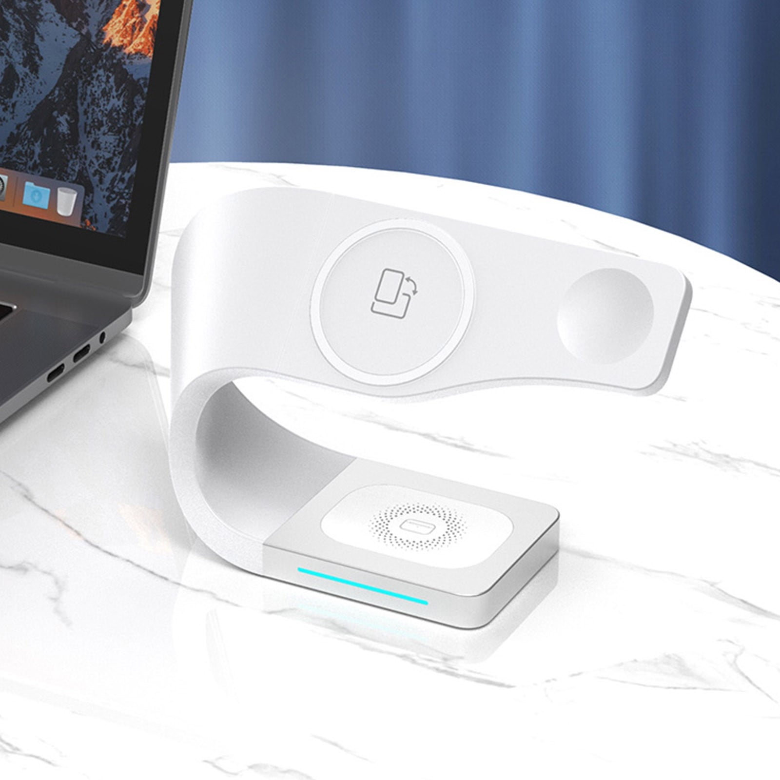 Oggfader Wireless Charger Stand 4 In 1 Magnetic Wireless Charger ...