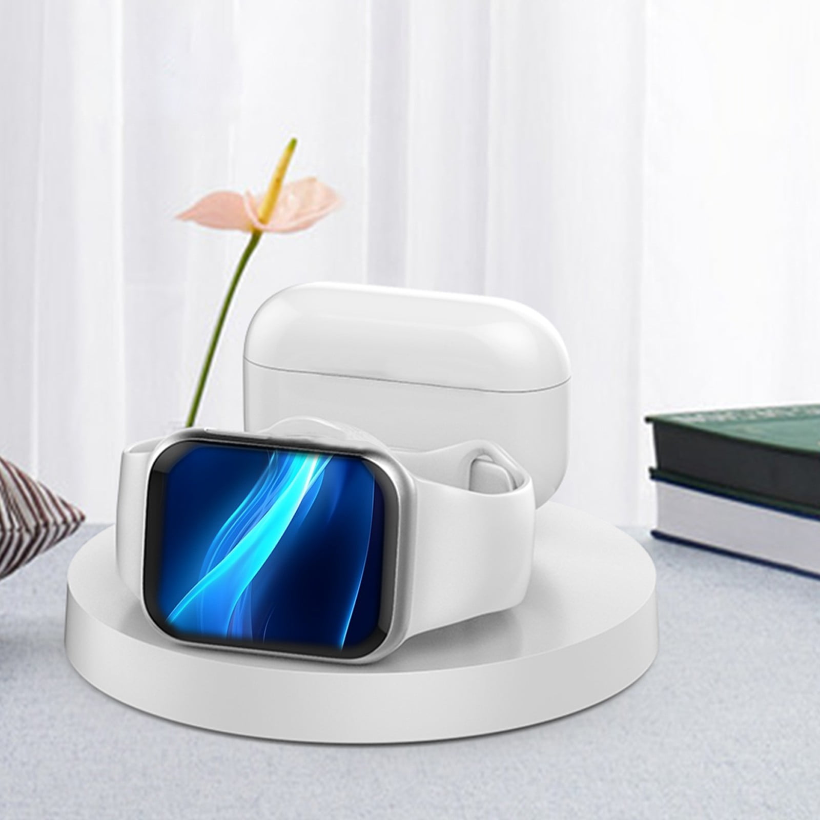 Oggfader Wireless Charger Stand Portable Disk 2 in 1 Wireless Charger ...