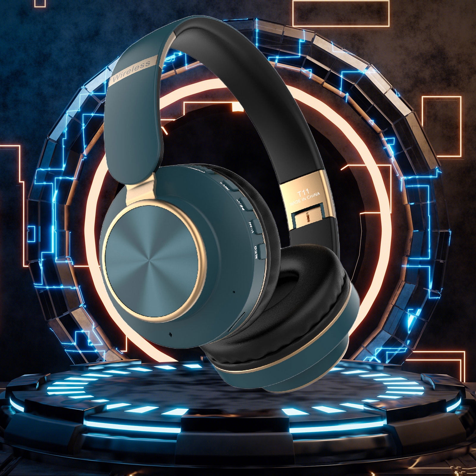 Oggfader Wireless Headphones Bluetooth Headphones Wireless Earbuds Over ...