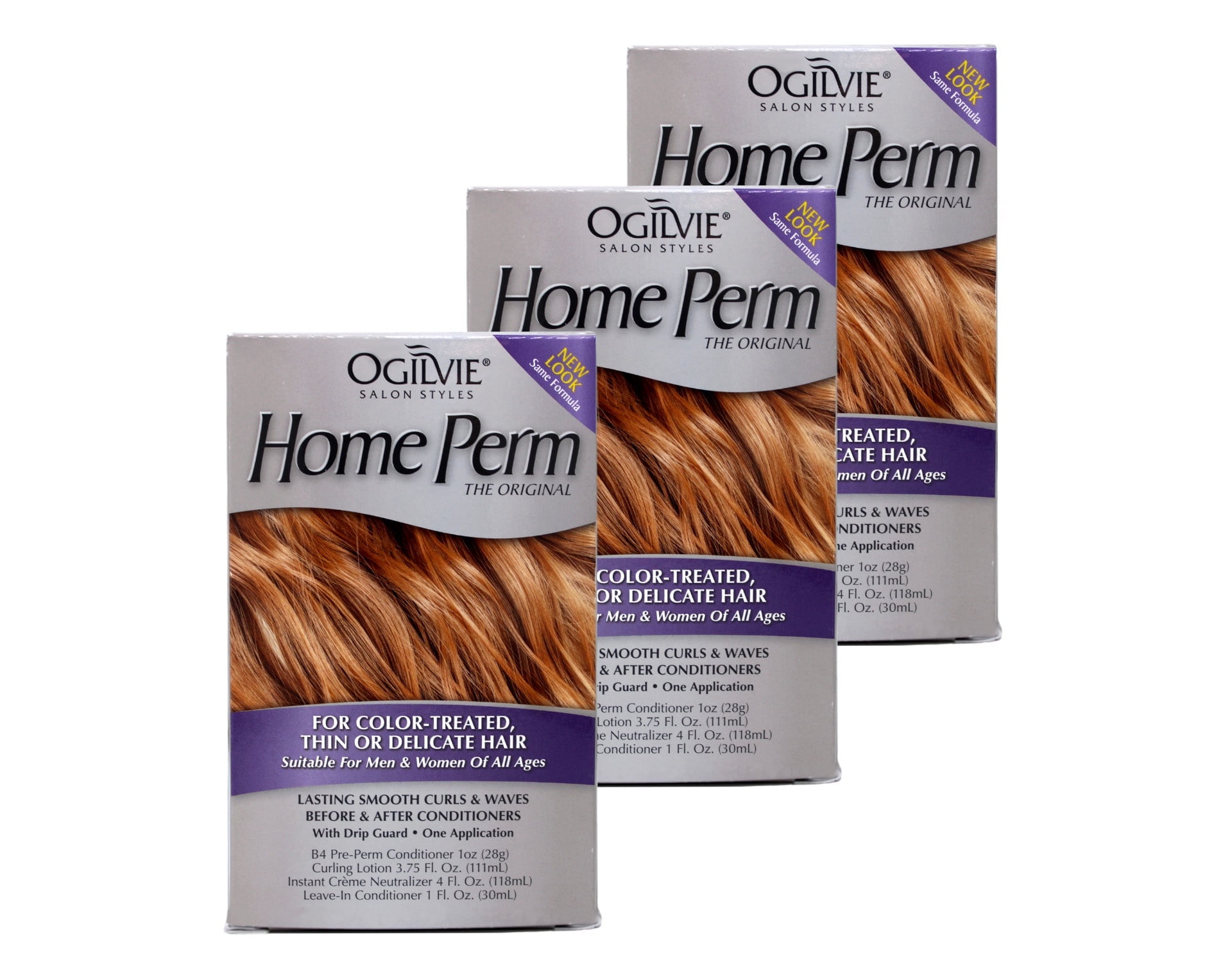 Ogilvie Home Perm, Conditioning Curls, Waves, for Color-Treated, Thin ...