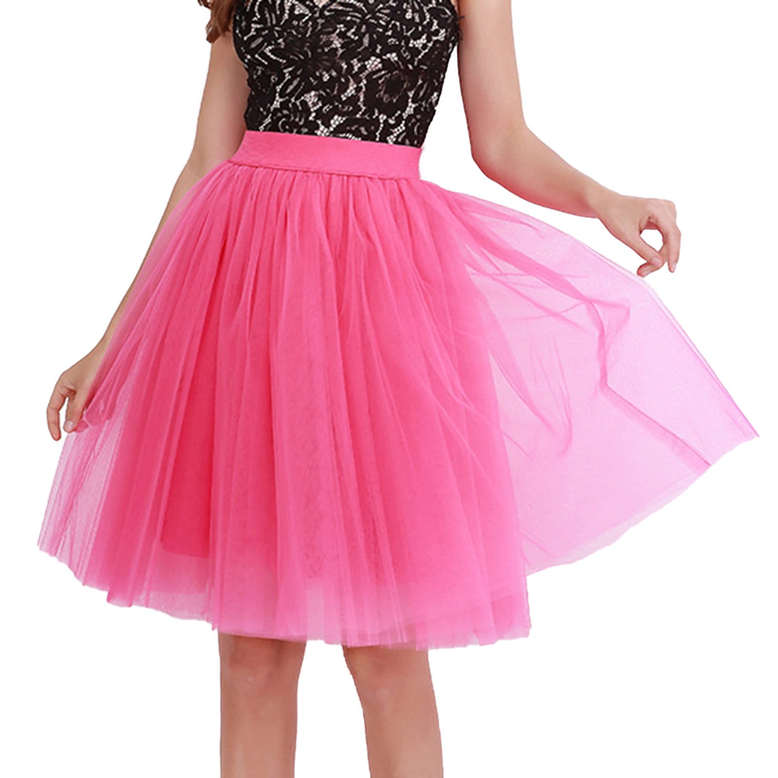Ogiraw Clearance Skirts for Woman Carnevale New Women Tulle Skirts Knee ...