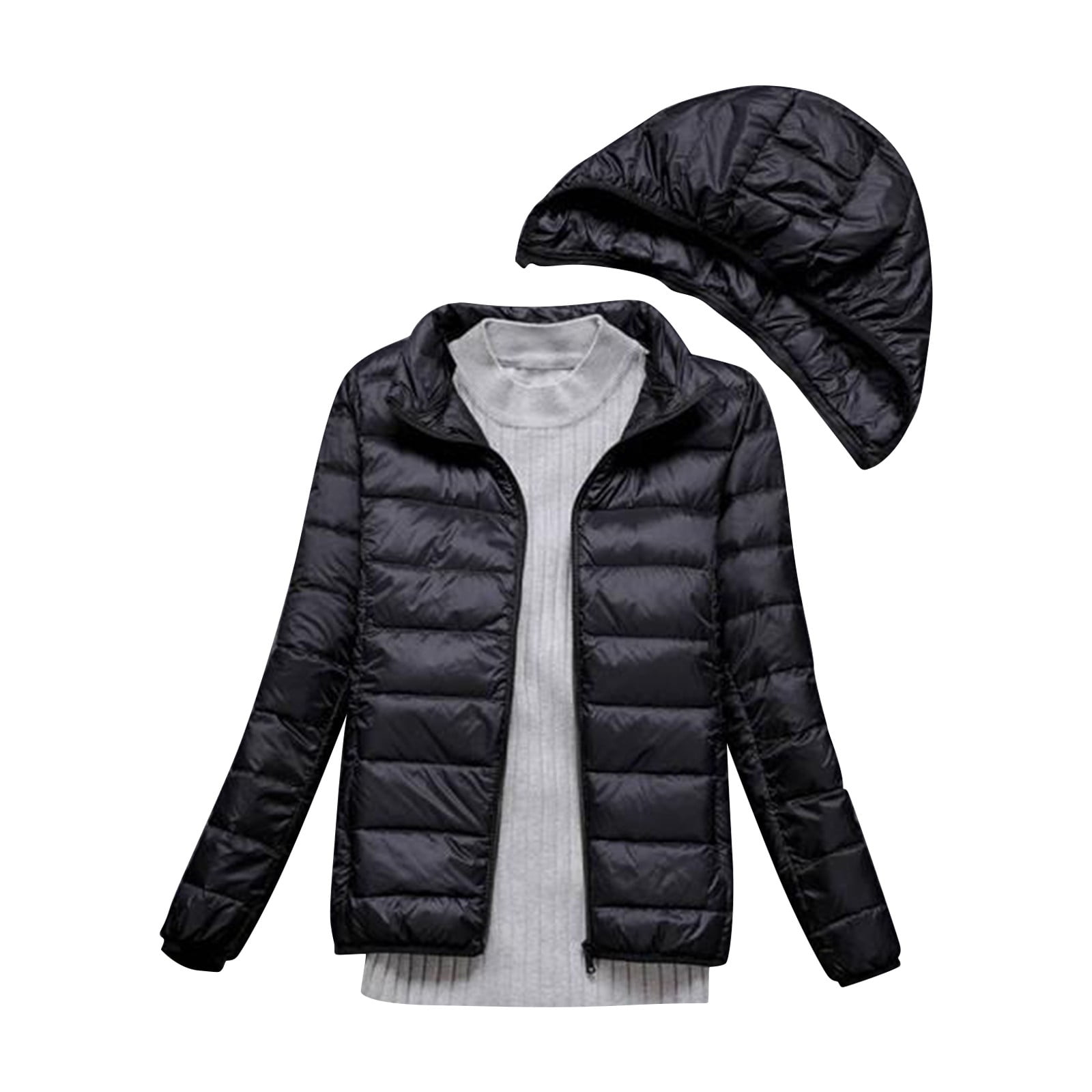 Ogiraw Puffer Jacket Womens Women's Winter Thin and Light down Coat ...
