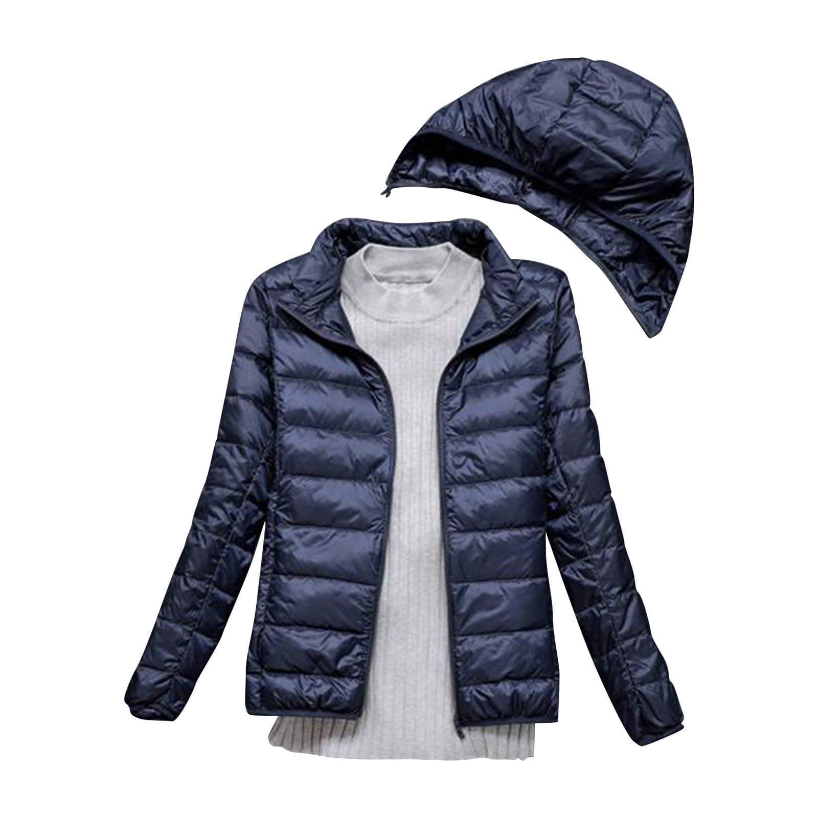 Ogiraw Puffer Jacket Womens Women's Winter Thin and Light down Coat ...
