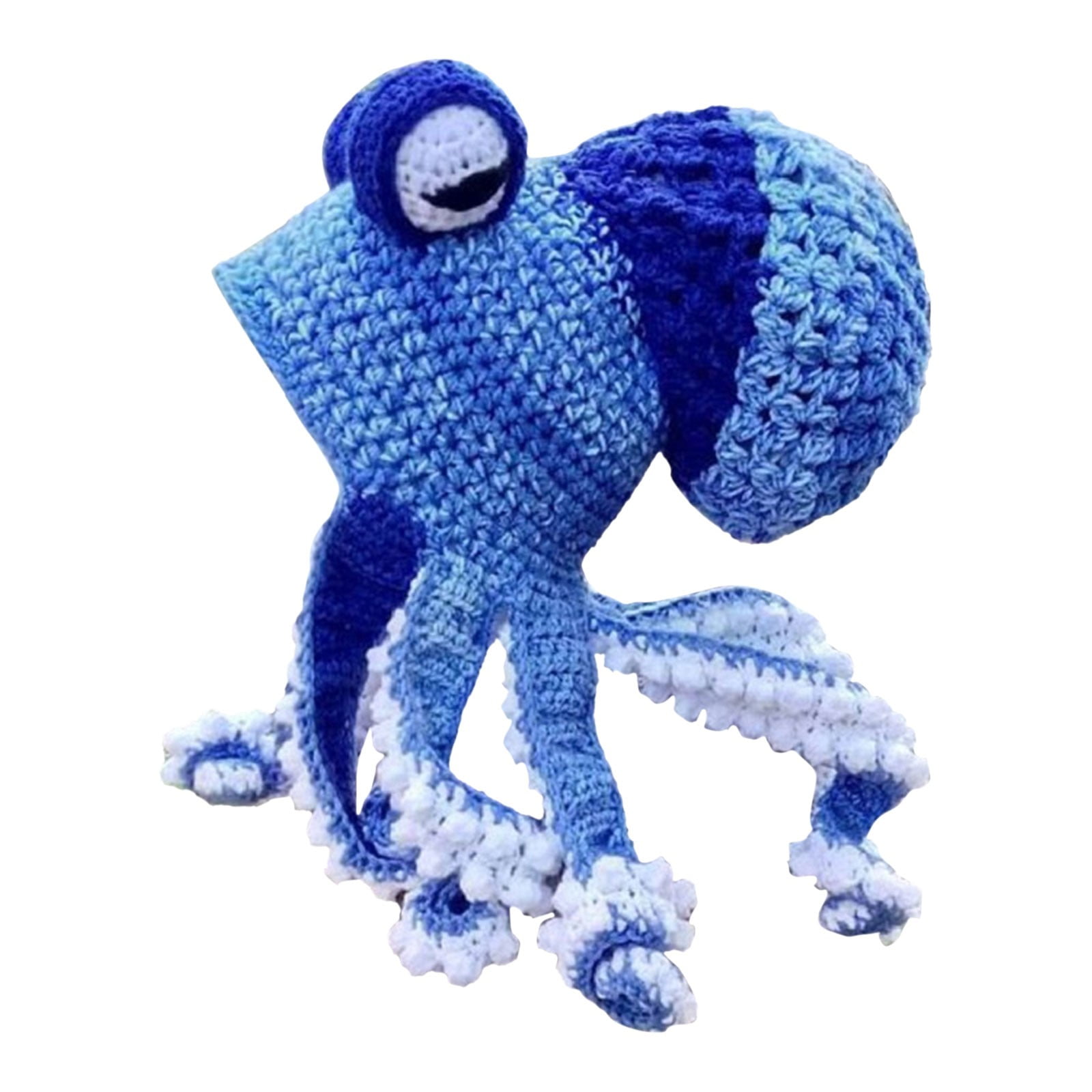 Ogiraw Winter Hat Adult Party Tricky Funny Head Cover Crochet Yarn Hat ...