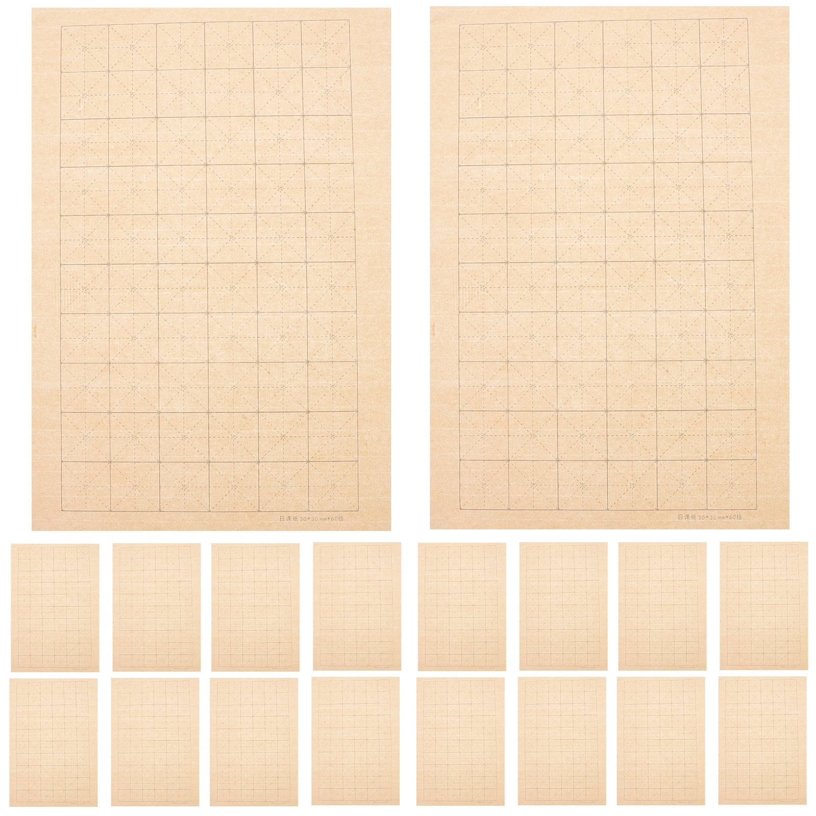 Ogitude 100 Sheets Calligraphy Paper Chinese Calligraphy Practice Paper ...