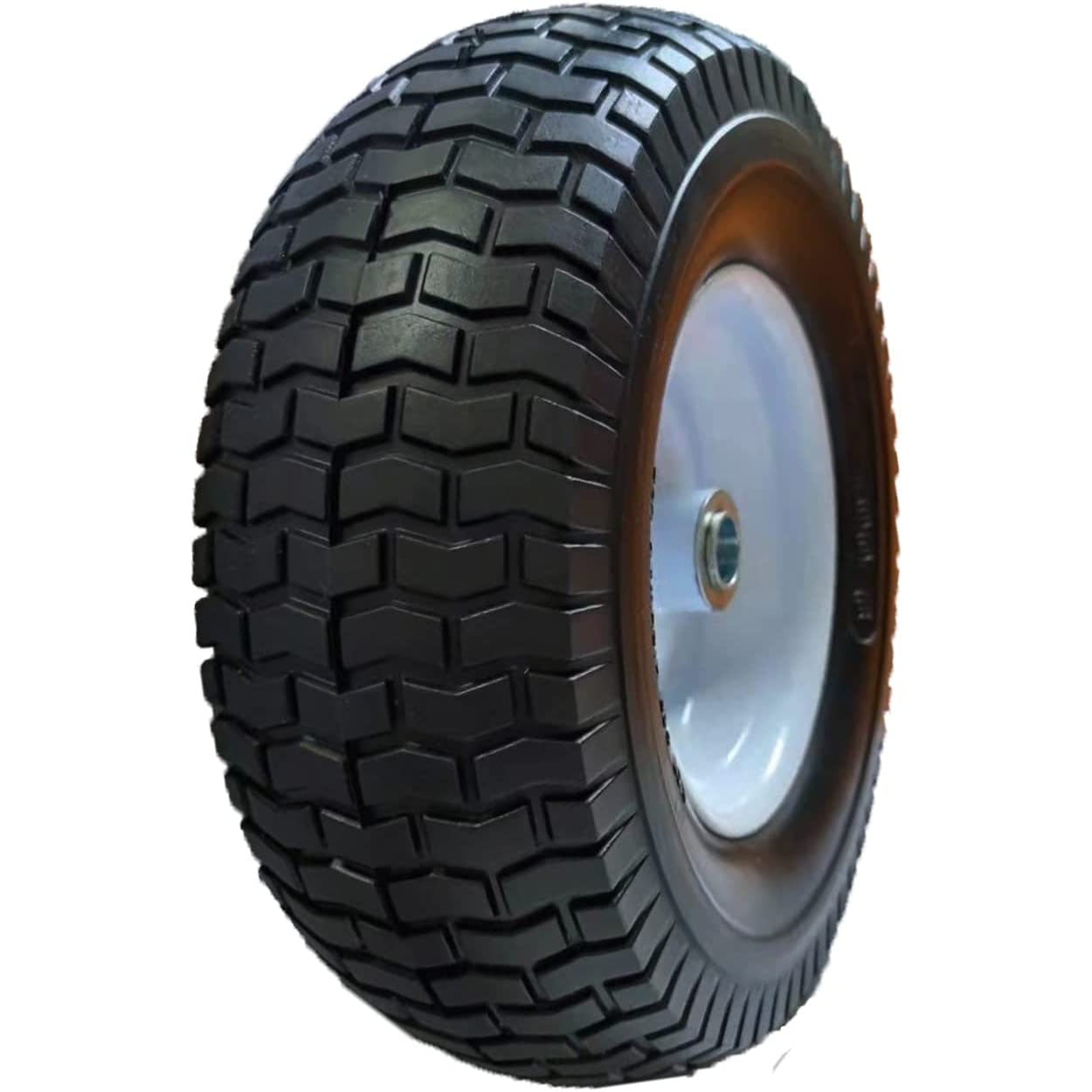 13x5.00-6 Front Flat Free Lawn Mower Tire and Wheelbarrow Wheel ...