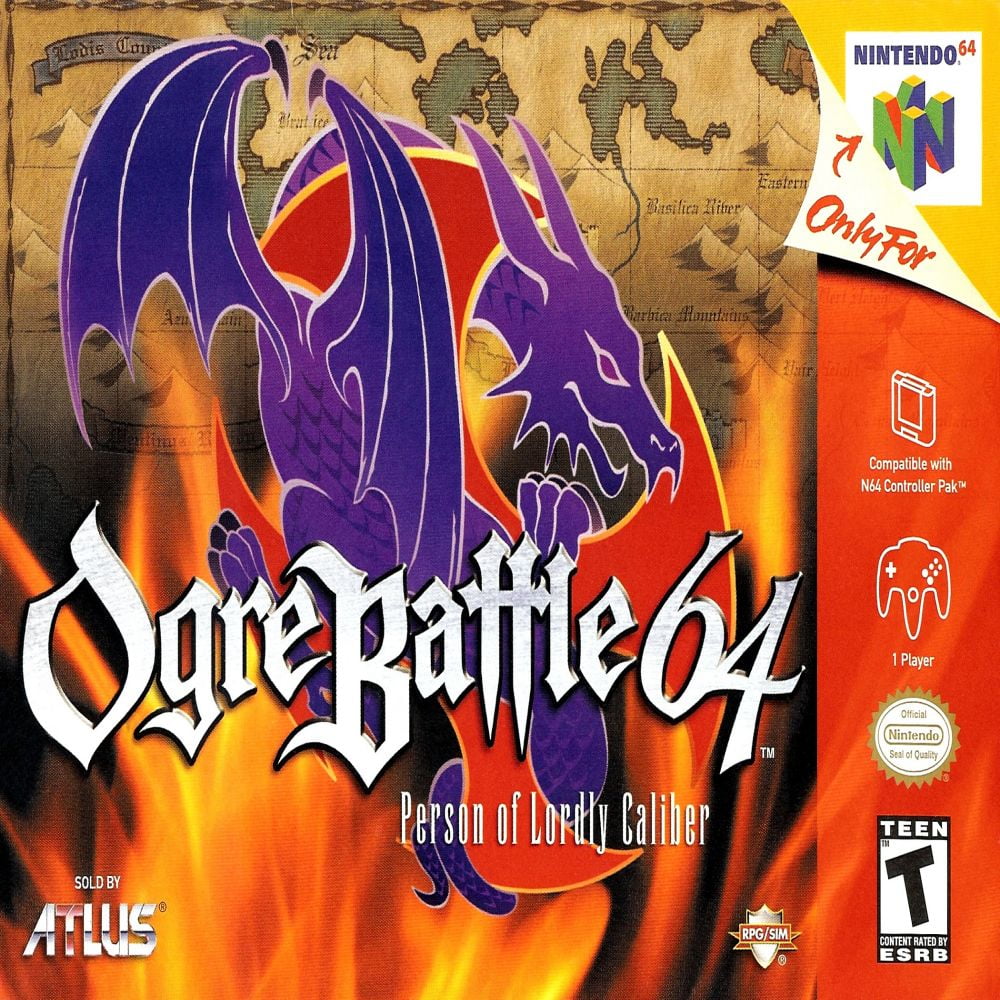 Ogre Battle 64: Person of Lordly Caliber N64 Game,US Version - Walmart.com