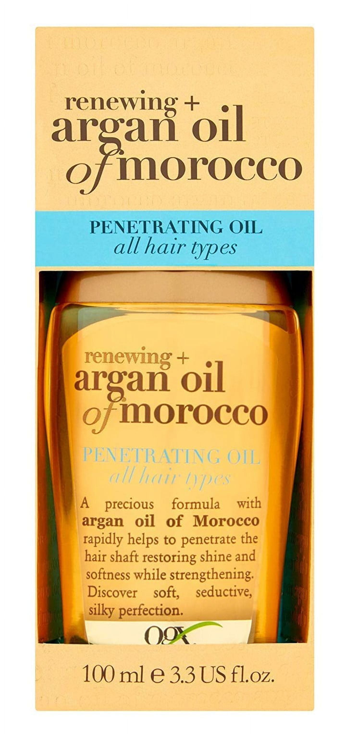 Ogx Argan Oil Of Morocco Penetrating Oil 3.3oz (Pack of 3) - Walmart.com