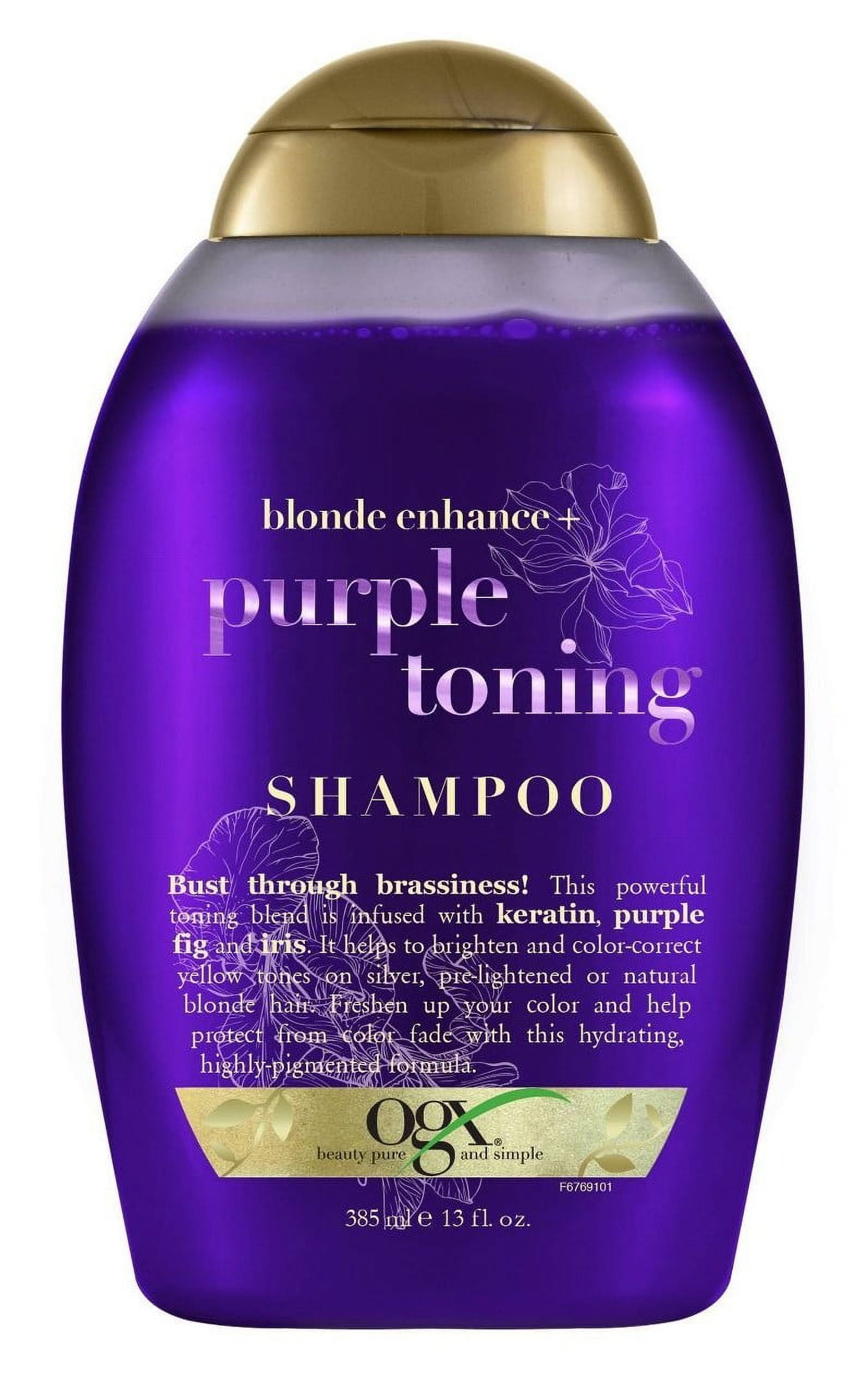 Ogx Shampoo Purple Toning 13oz (Pack of 3) - Walmart.com