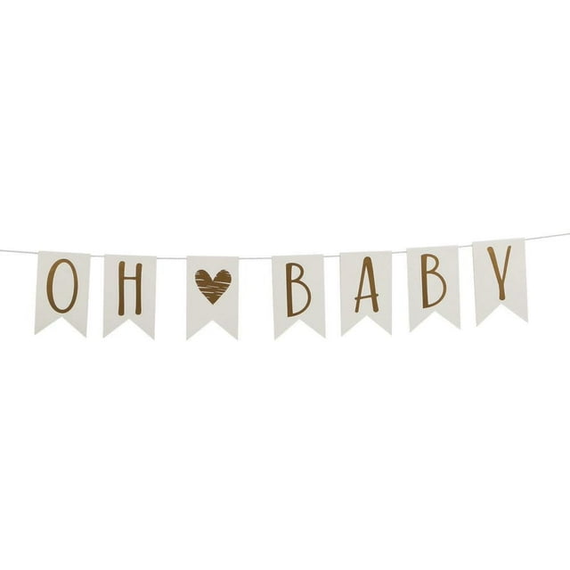 "Oh Baby" Banner - Party Decor - 1 Piece - Walmart.com