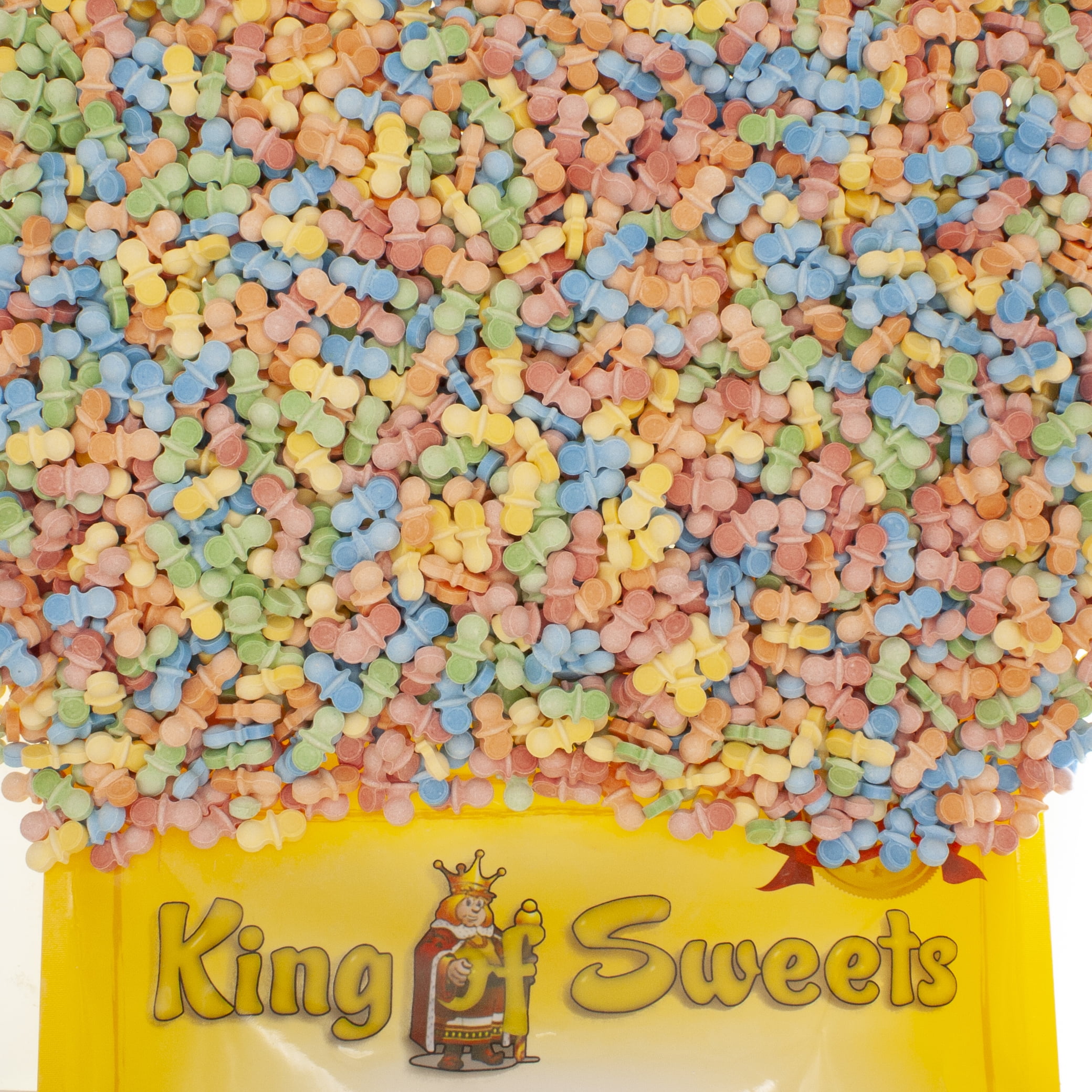 Oh Baby Pacifier (Uncoated) Sweet Tarts 5 Pounds Pacifier Shaped Tiny ...