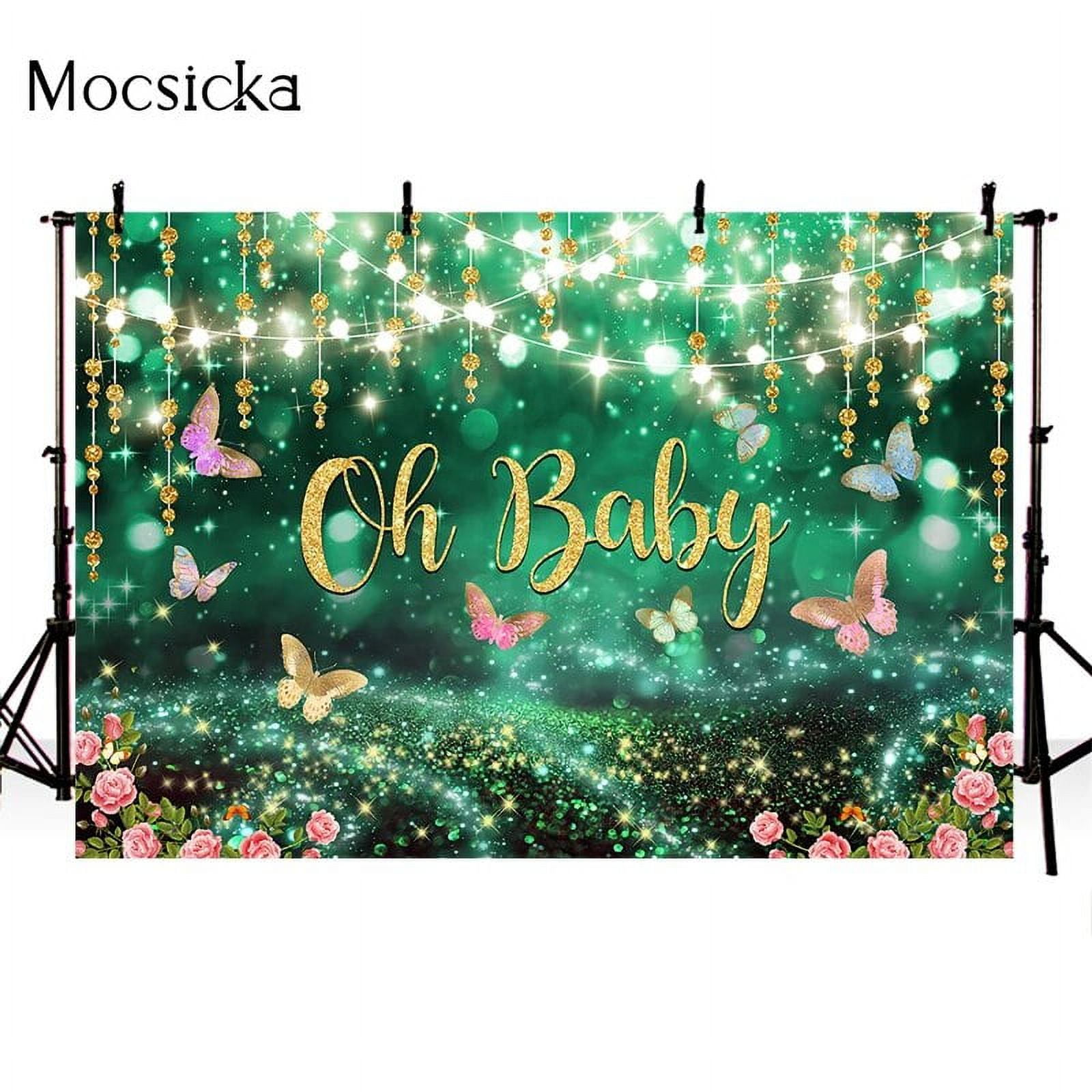 Oh Baby Photography Backdrops Ring Lamp Butterfly Birthday Decoration ...