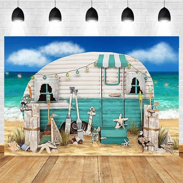 Oh Baby Photography Background Beach Rv Boat Paddle Decoration Props ...
