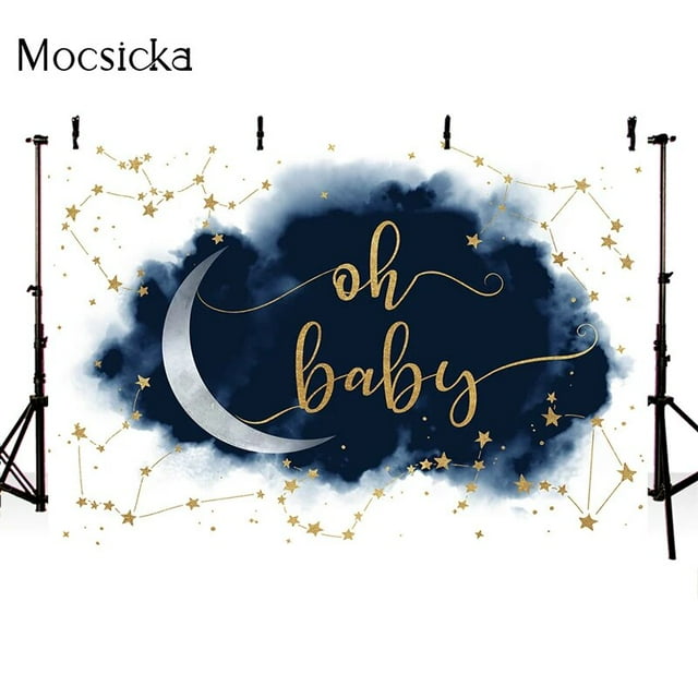 Oh Baby Photography Background Starry Sky Moon Decoration Props Child ...