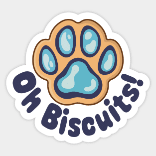 Oh Biscuits Sticker Bluey Stickers For Kids, Bluey Stickers Party ...