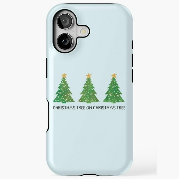 Oh Christmas Tree Art Protective Case for iPhone 11 12 13 14 15 16 17 ...