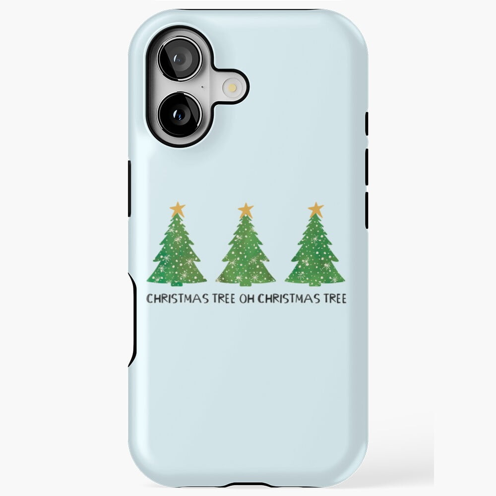 Oh Christmas Tree Classic Festive Song Art with iPhone 17 through 11 ...