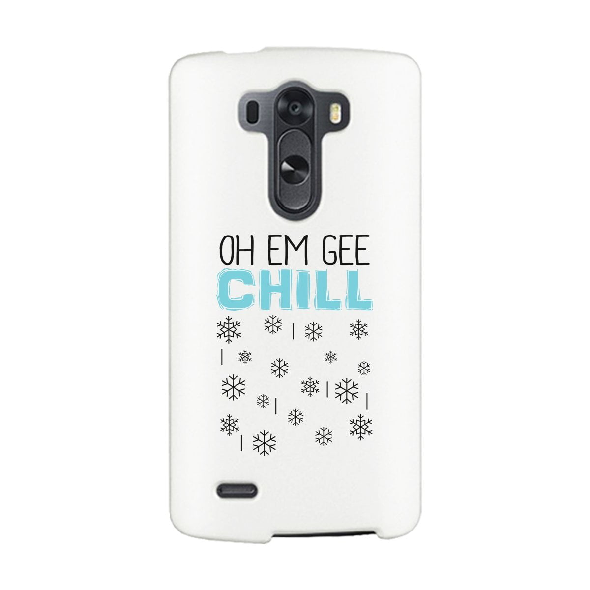 Oh Em Gee Chill Snowflakes White Phone Case - Walmart Business Supplies