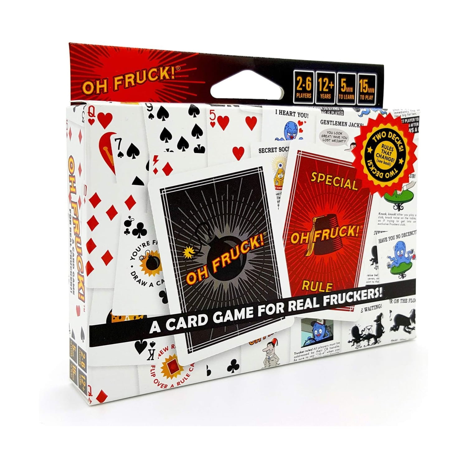 Oh Fruck! A Raucous Card Game for Ages 12 Years and Up, 4.69 in ...