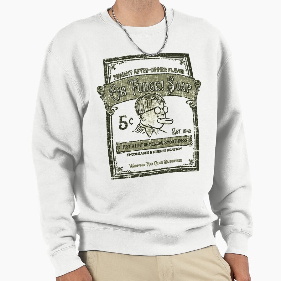 Oh Fudge Brand Soap Christmas Holiday Graphic Unisex Sweatshirt Retro ...