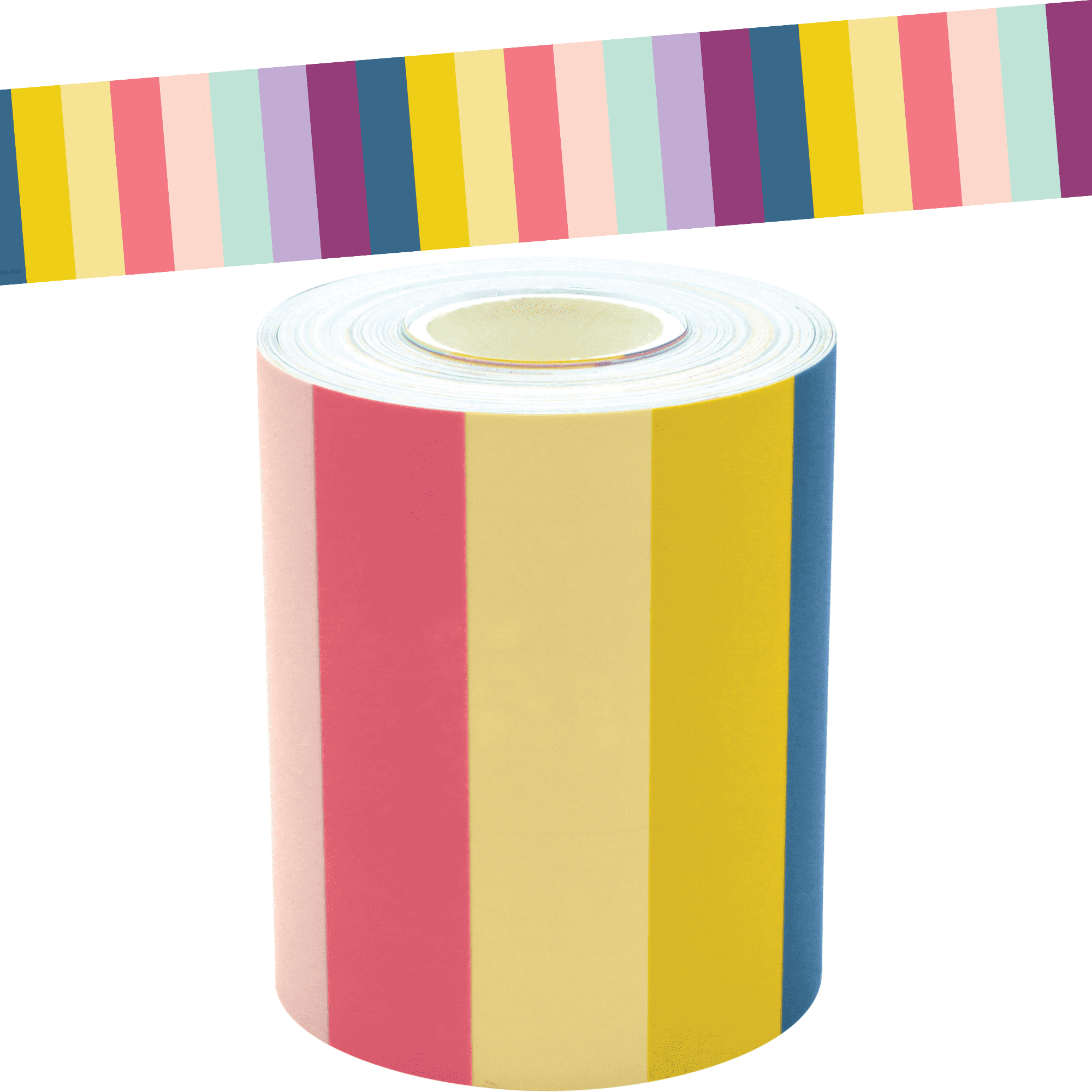 Oh Happy Day Stripes Straight Rolled Border Trim - Walmart.com