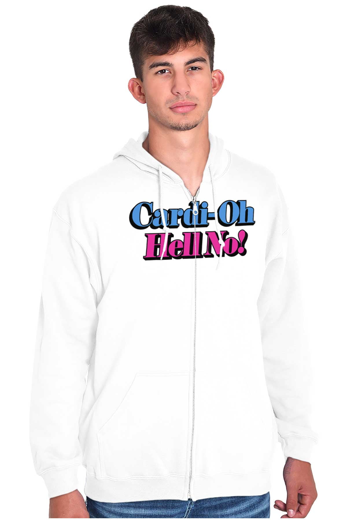 Oh Hell No Rapper Singer Hip-Hop Zip Up Hoodie Men's Women's Brisco ...