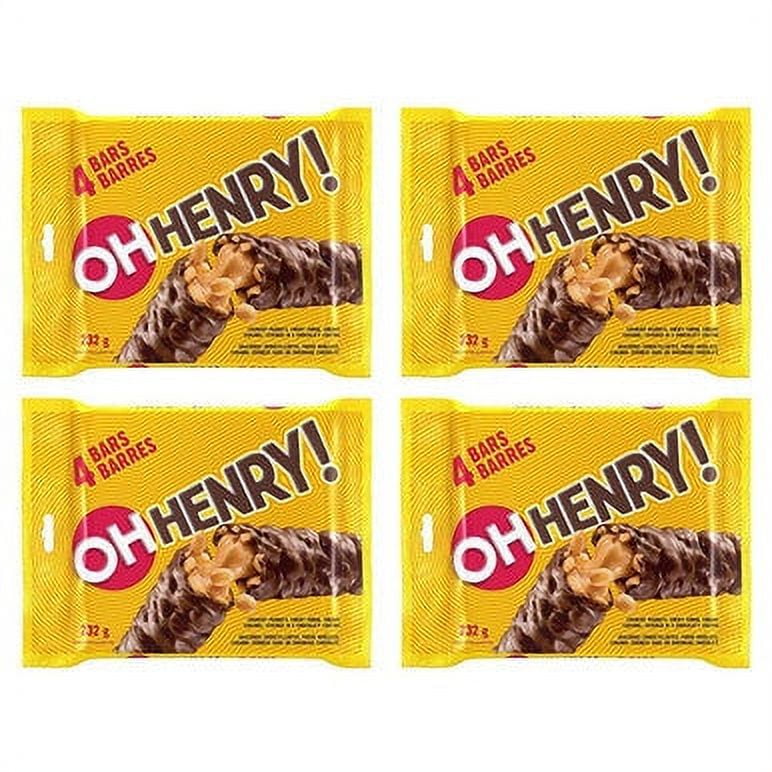 Oh Henry! 4 Full Sized Chocolate Candy Bars, 232g/8.18oz, 4-Pack {Imported from Canada ...