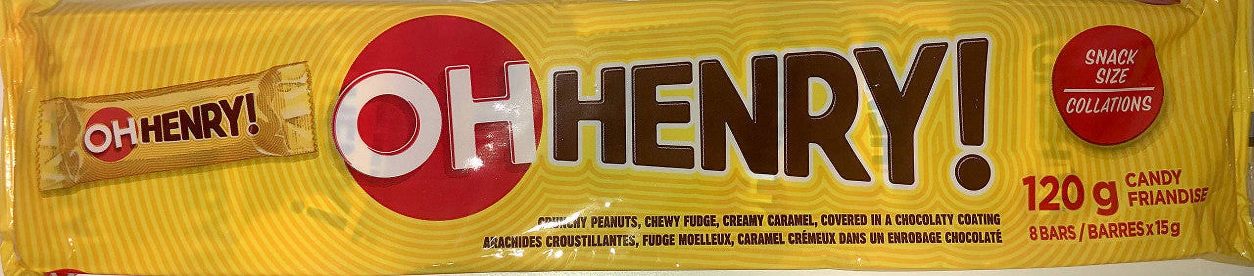 Oh Henry! Chocolate Bars - 8 x 15g (120g/4.2 oz.) mini snack bars ...
