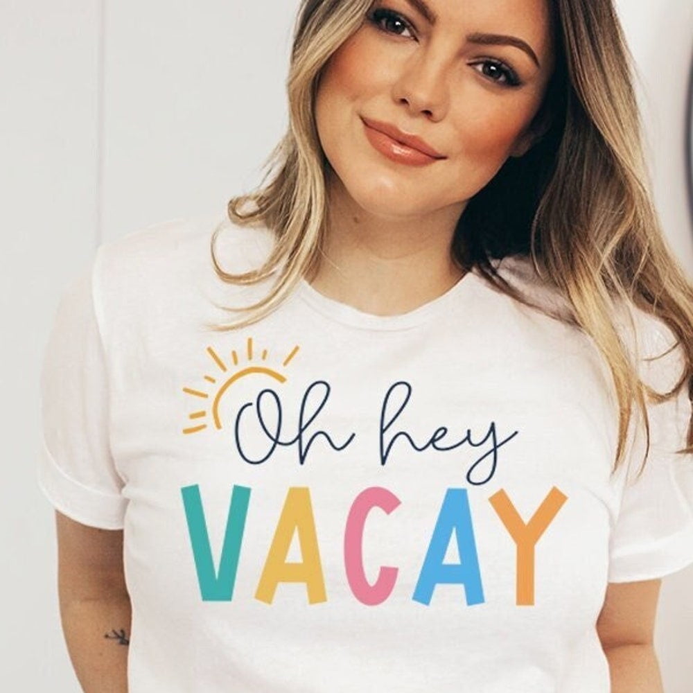 Oh Hey Vacay Shirt, Summer Vacation TShirt, Teacher Vacation, Vacay Mode, Last Day Of School T ...