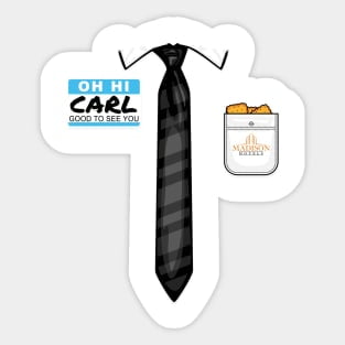 Oh Hi Carl Sticker Phone Decal Water Bottle Stickers Car Decals, Laptop ...