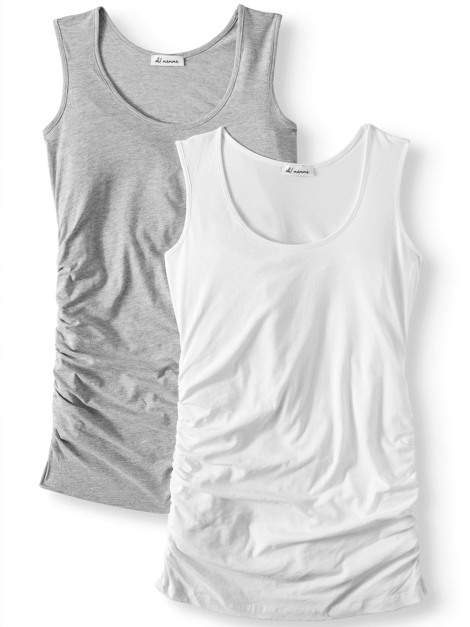 Oh! Mamma Maternity Tank 2 Pack - Cotton Tanks - Walmart.com