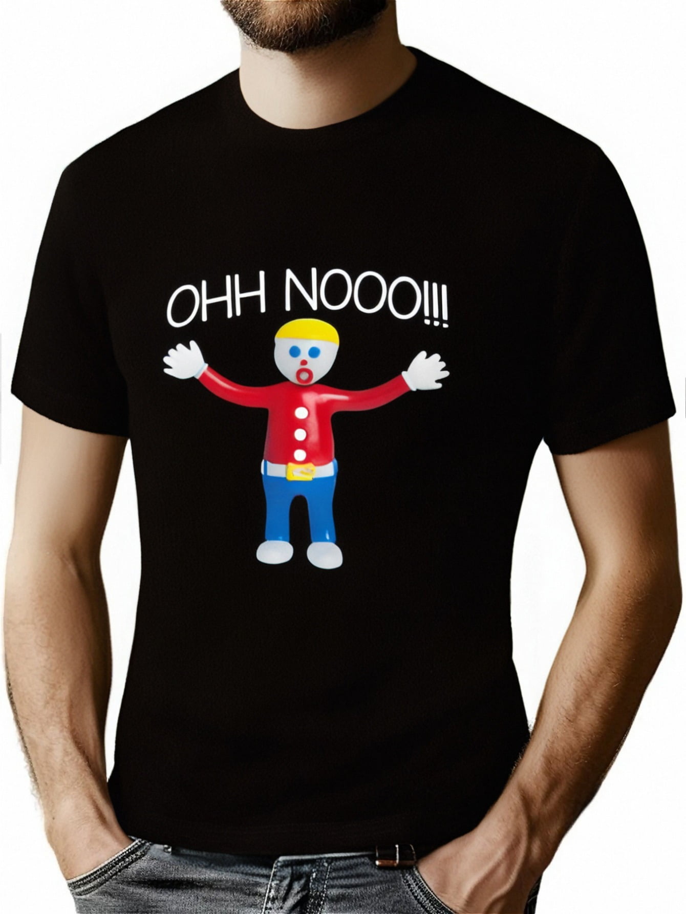 Oh No Mr Bill Retro Snl Skit The Mr Bill Show Fan T Shirt, Men's Casual ...