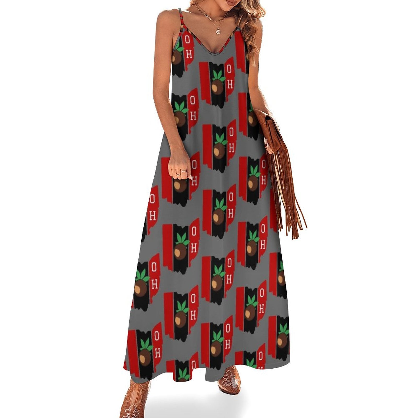 Oh Ohio Sleeveless Dress elegant dress sexy dress - Walmart.com