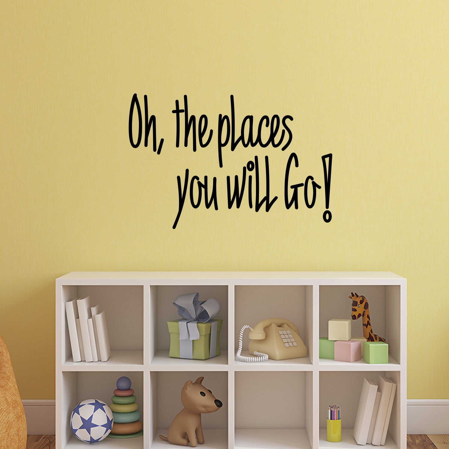 Oh; The Places You Will Go! - Dr. Seuss Quotes - Vinyl Wall Art ...