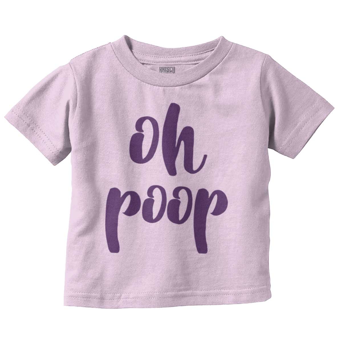 Oh Poop Funny Cute Stinky Babies Toddler Boy Girl T Shirt Infant ...