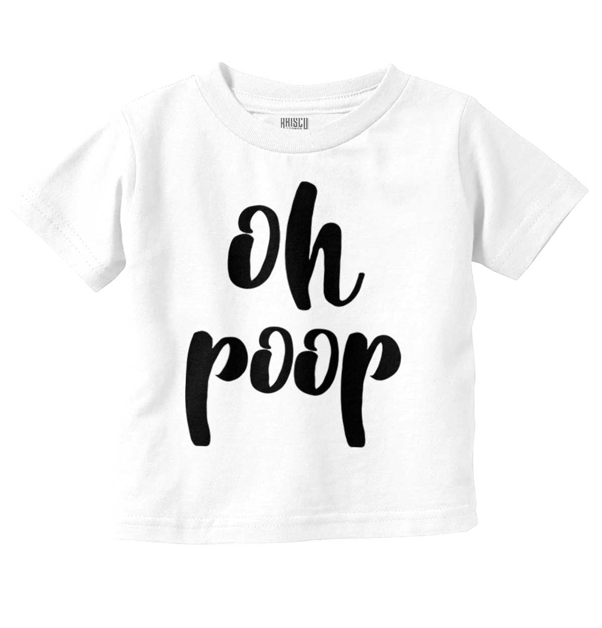 Oh Poop Funny Cute Stinky Babies Toddler Boy Girl T Shirt Infant ...