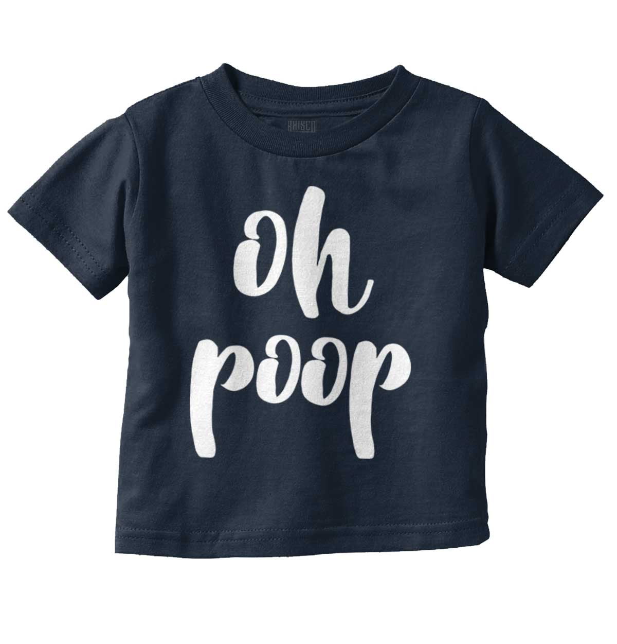 Oh Poop Funny Cute Stinky Babies Toddler Boy Girl T Shirt Infant ...